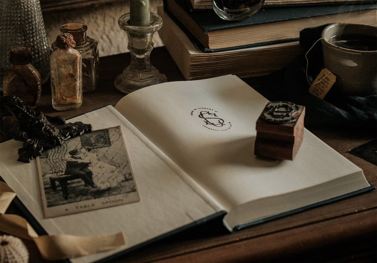 Personalised bookplate stamps - the luxury gift for book lovers – Fleur ...